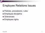 PPT - Employee Relations PowerPoint Presentation, free download - ID:498852