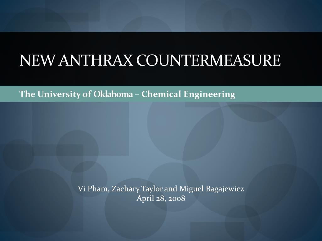 PPT - New Anthrax CounterMeasure PowerPoint Presentation, free download ...