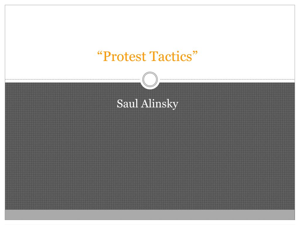 PPT - “Protest Tactics” PowerPoint Presentation, free download - ID:1094909