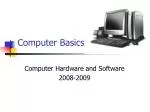 PPT - Computer Basics 1 PowerPoint Presentation, free download - ID:1729971