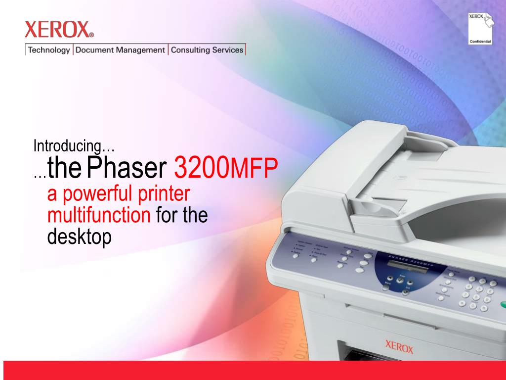 PPT - Introducing… … the Phaser 3200 MFP PowerPoint Presentation, free download - ID:1098947