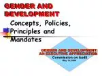 PPT - Gender and Development PowerPoint Presentation, free download ...