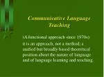 PPT - INTERACTIVE LANGUAGE TEACHING PowerPoint Presentation, free ...