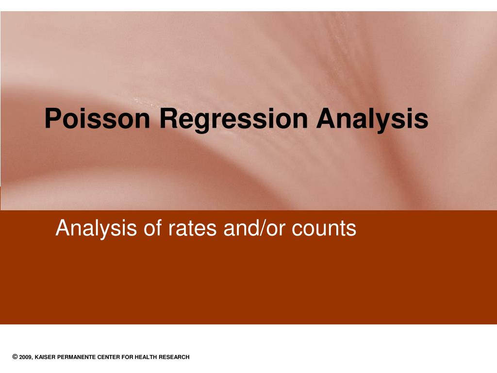PPT - Poisson Regression Analysis PowerPoint Presentation, free ...