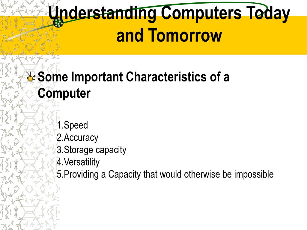 PPT - Understanding Computers Today and Tomorrow PowerPoint ...