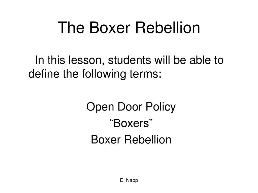 PPT - The Boxer Rebellion PowerPoint Presentation, free download - ID ...