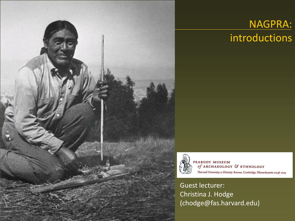 PPT - NAGPRA: introductions PowerPoint Presentation, free download - ID ...