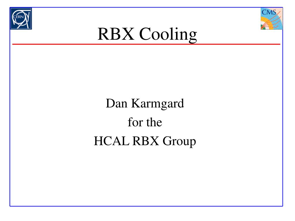 PPT - RBX Cooling PowerPoint Presentation, free download - ID:1102353
