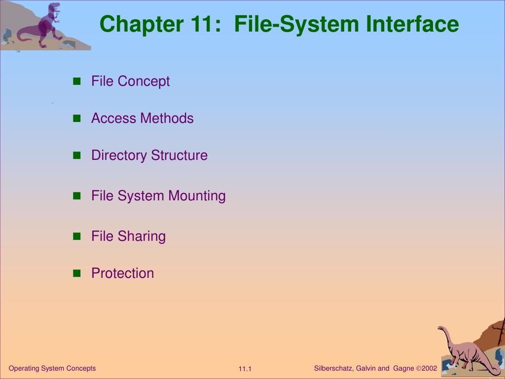 PPT - Chapter 11: File-System Interface PowerPoint Presentation, free ...