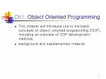 PPT - Object-Oriented Programming (OOP) Using Java PowerPoint Presentation - ID:3438660
