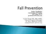 PPT - Fall Prevention PowerPoint Presentation, free download - ID:9385064
