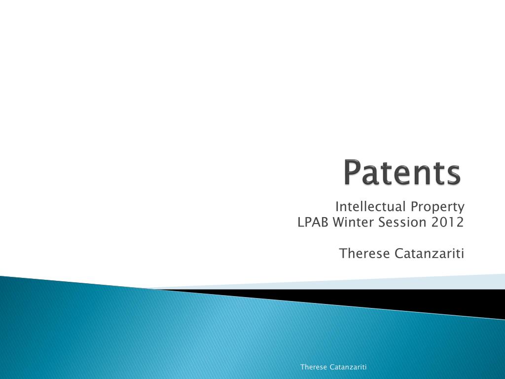 PPT - Patents PowerPoint Presentation, free download - ID:1105566