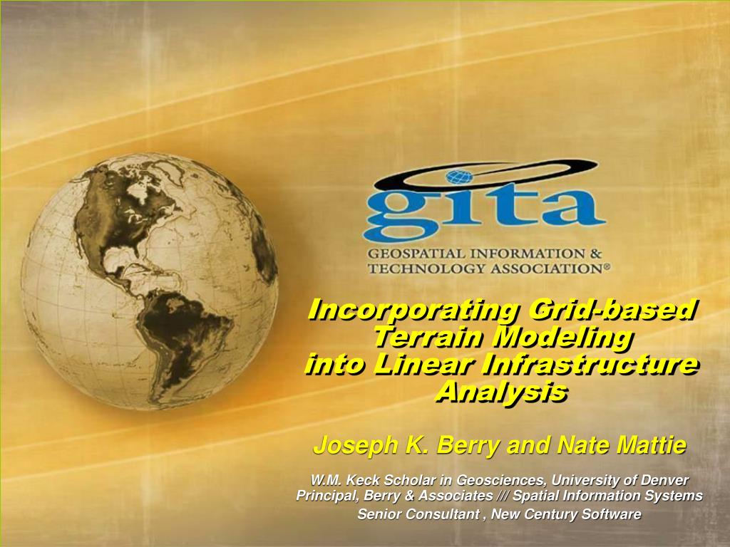 PPT - Incorporating Grid-based Terrain Modeling into Linear ...