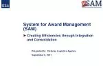 PPT - Award Management PowerPoint Presentation, free download - ID:182496