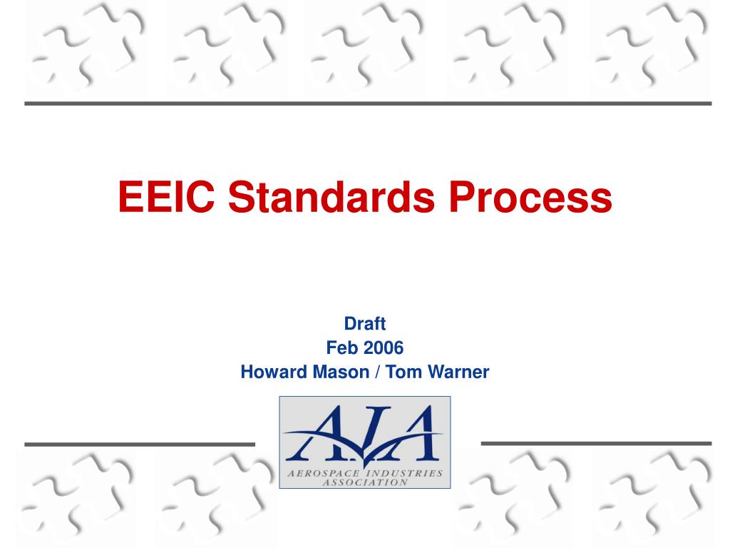 PPT - EEIC Standards Process PowerPoint Presentation, free download ...