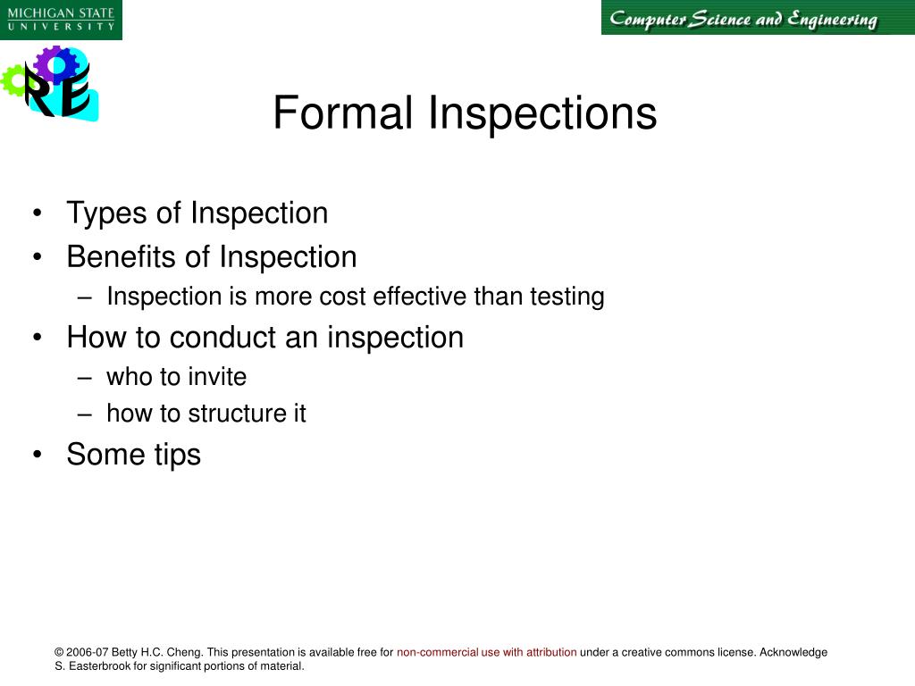 PPT - Formal Inspections PowerPoint Presentation, free download - ID ...