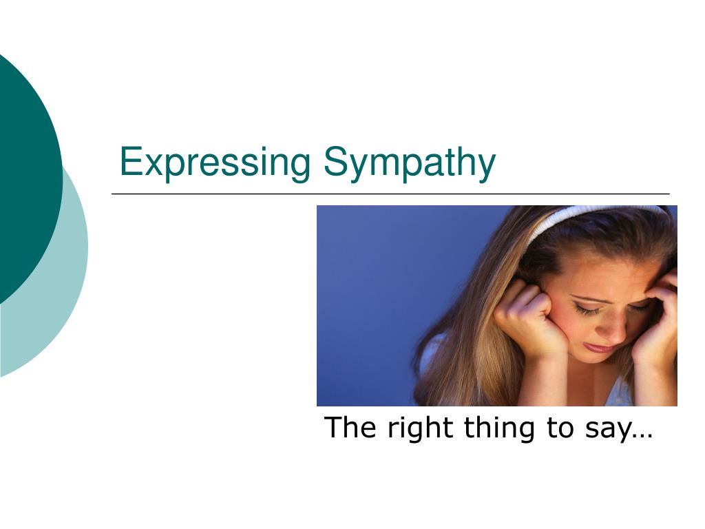 PPT - Expressing Sympathy PowerPoint Presentation, free download - ID ...