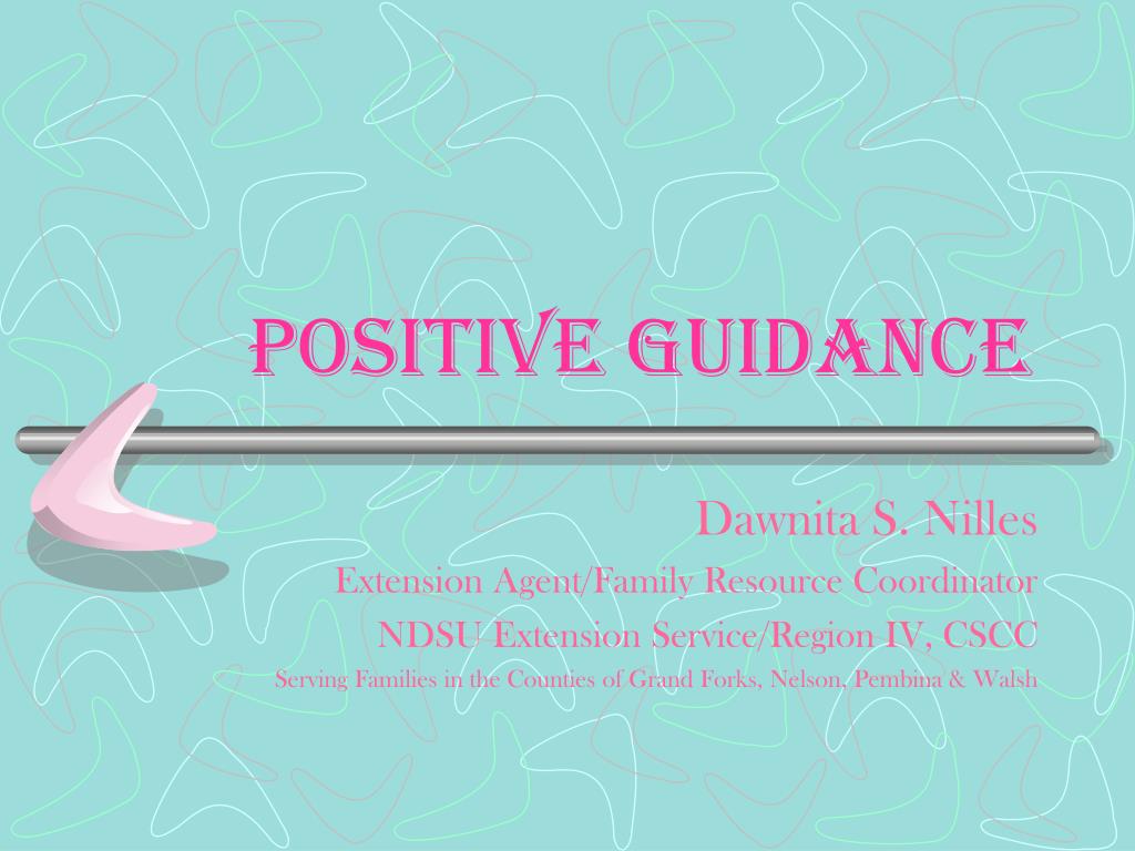 PPT - Positive Guidance PowerPoint Presentation, free download - ID:1113810