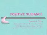 PPT - Positive Guidance and Discipline PowerPoint Presentation, free ...