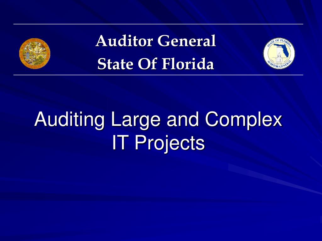 PPT - Auditing Large and Complex IT Projects PowerPoint Presentation ...