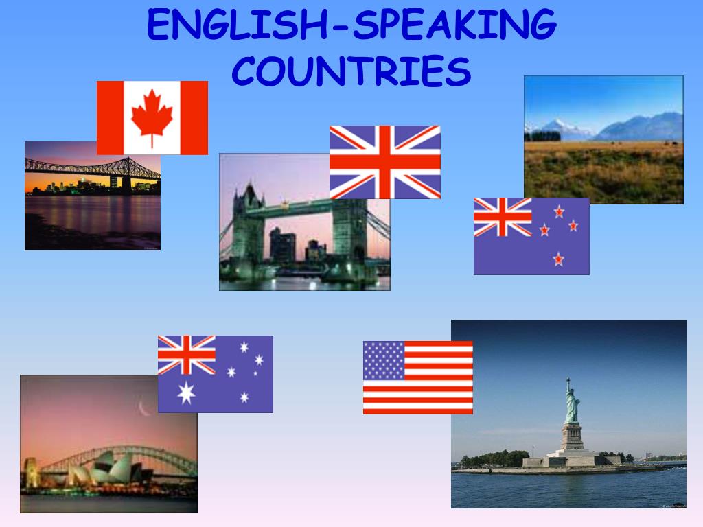 PPT - ENGLISH-SPEAKING COUNTRIES PowerPoint Presentation, free download ...