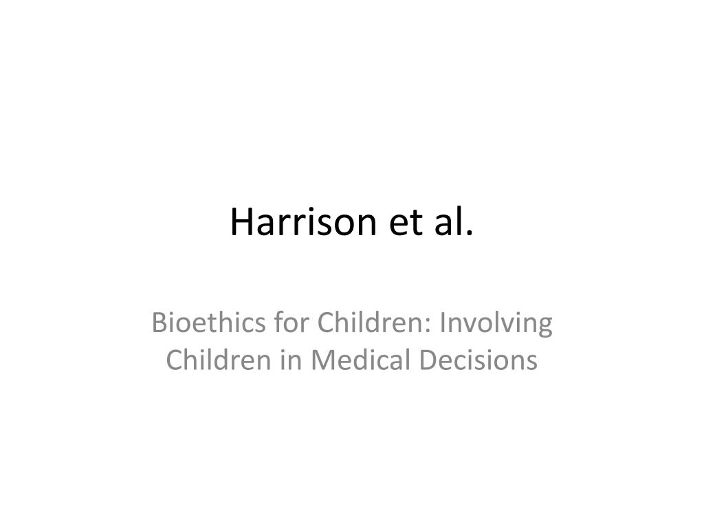 PPT - Harrison et al. PowerPoint Presentation, free download - ID:1117060