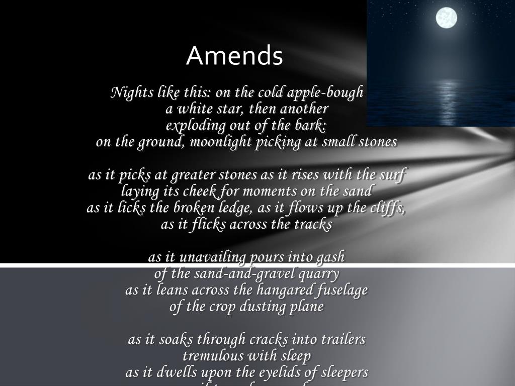 PPT - Amends PowerPoint Presentation, free download - ID:1117188