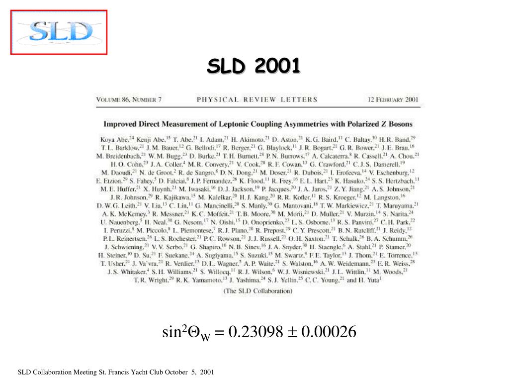 PPT - SLD 2001 PowerPoint Presentation, free download - ID:1121491