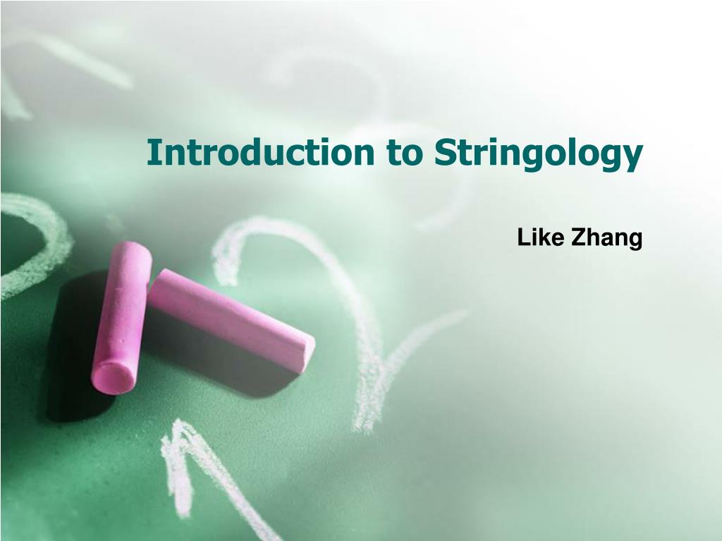 PPT - Introduction to Stringology PowerPoint Presentation, free ...