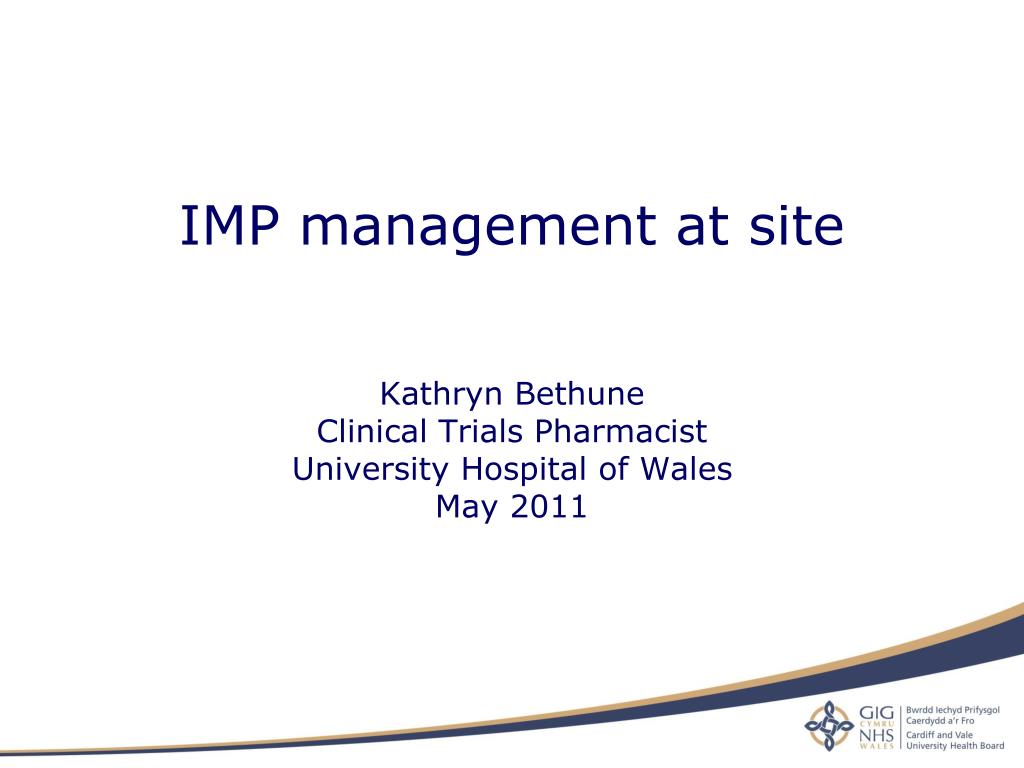 PPT - IMP management at site PowerPoint Presentation, free download ...