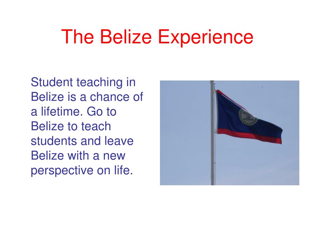 PPT - The Belize Experience PowerPoint Presentation, free download - ID ...