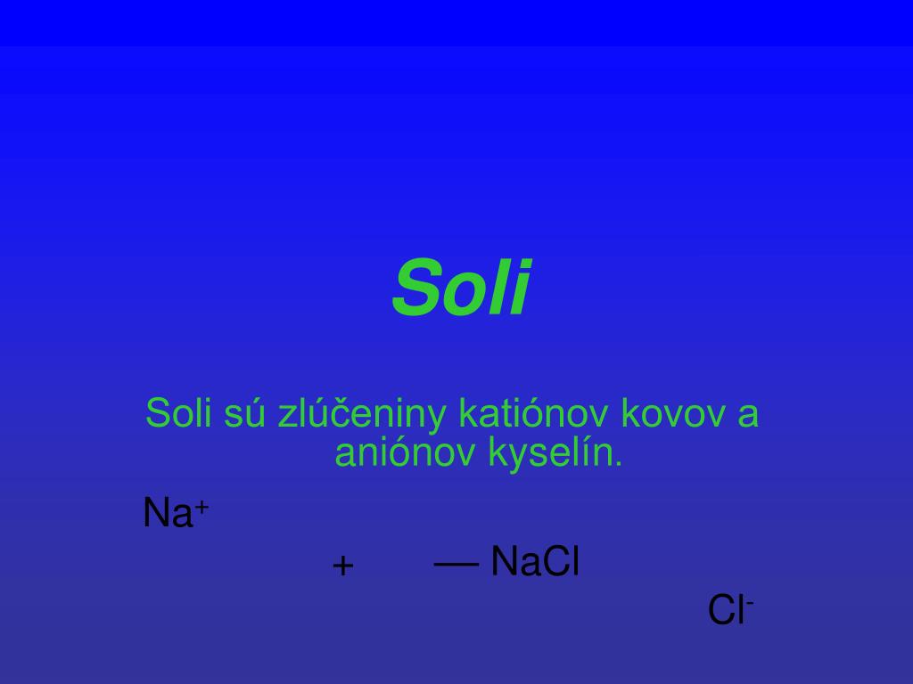 PPT - Soli PowerPoint Presentation, free download - ID:1123627