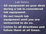 PPT - LAB SAFETY PowerPoint Presentation, free download - ID:2291042