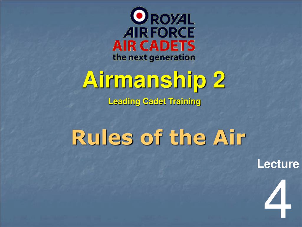 PPT - Airmanship 2 PowerPoint Presentation, free download - ID:1128396