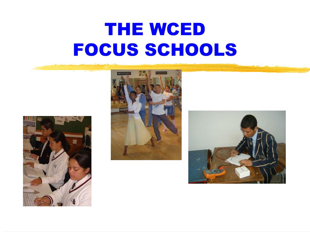 PPT - THE WCED FOCUS SCHOOLS PowerPoint Presentation, free download ...