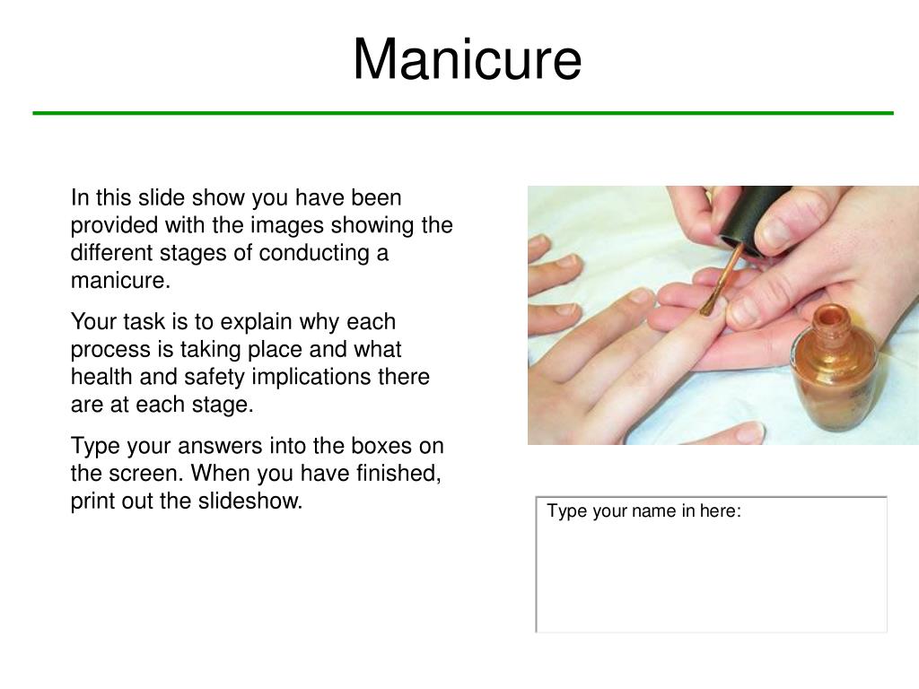 PPT - Manicure PowerPoint Presentation, free download - ID:1130763