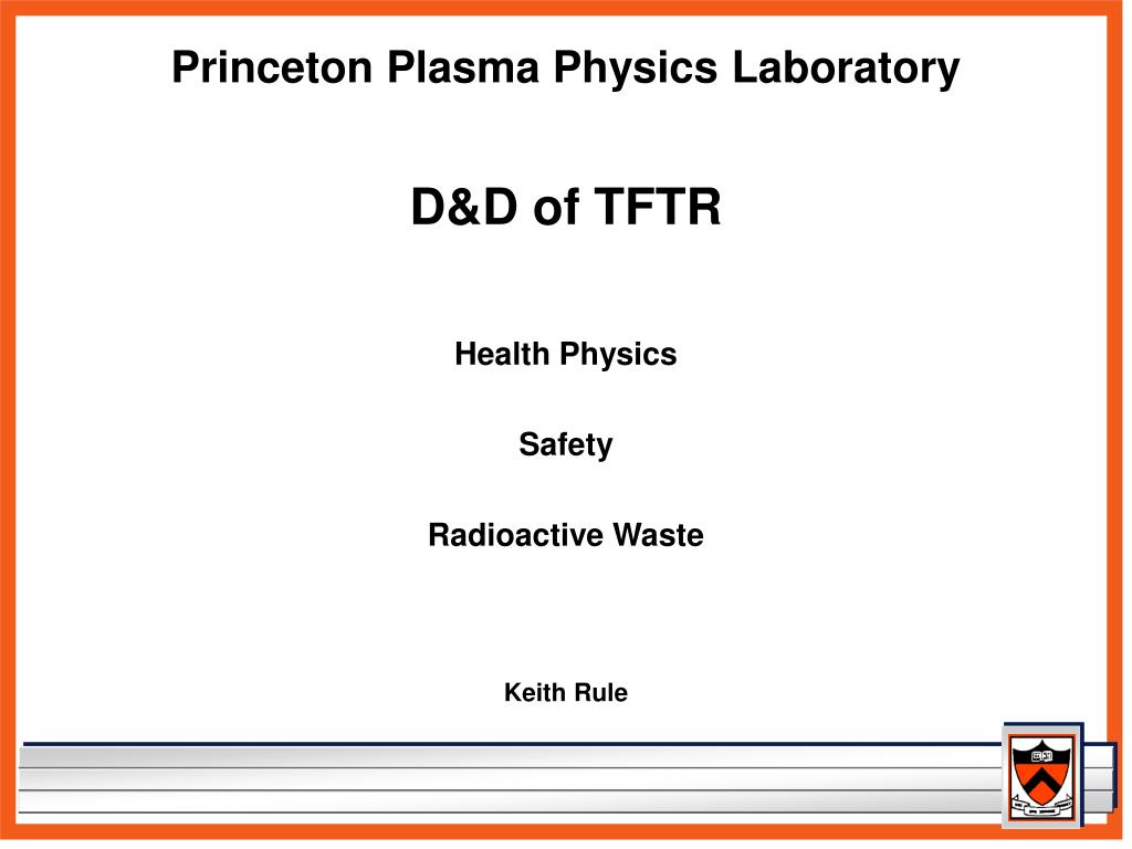 PPT - Princeton Plasma Physics Laboratory PowerPoint Presentation, free ...