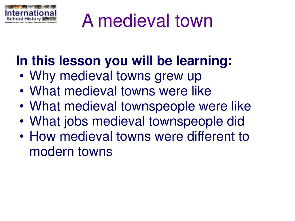 PPT - A medieval town PowerPoint Presentation, free download - ID:1131909