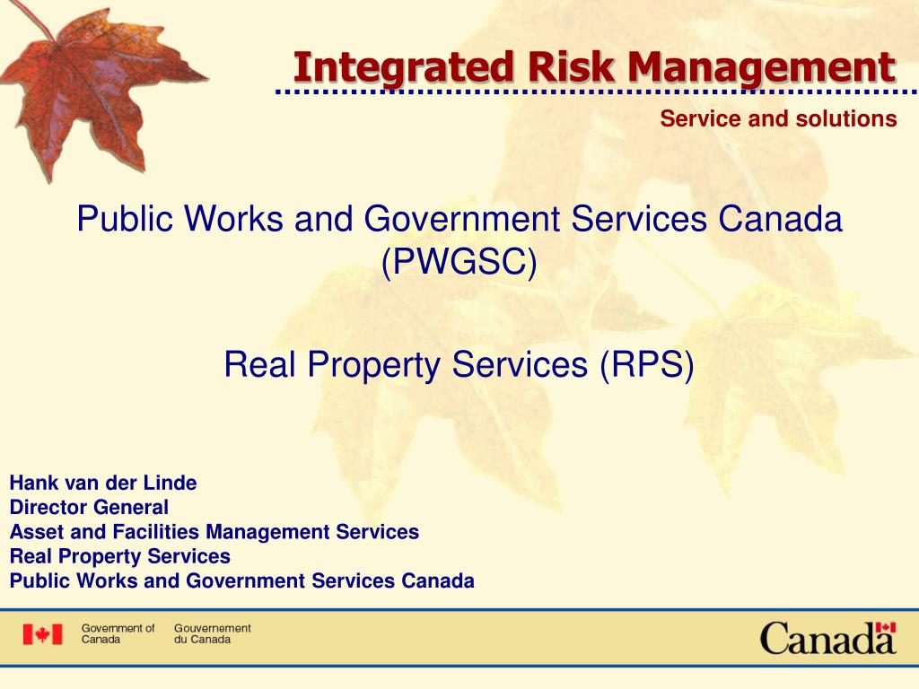 PPT - Integrated Risk Management PowerPoint Presentation, free download ...