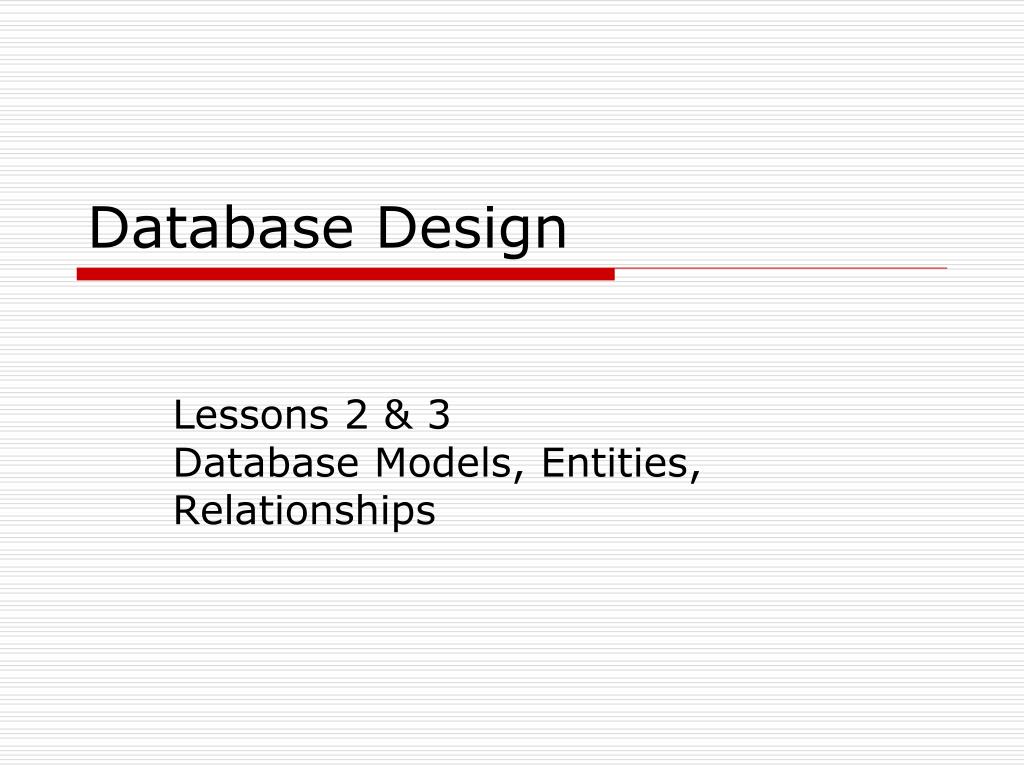PPT - Database Design PowerPoint Presentation, free download - ID:1133421