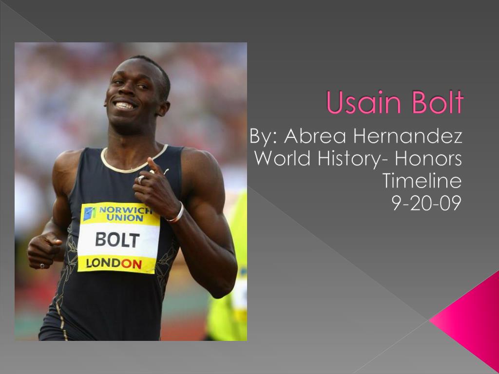 PPT - Usain Bolt PowerPoint Presentation, free download - ID:1134321