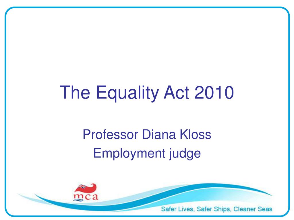 PPT - The Equality Act 2010 PowerPoint Presentation, free download - ID ...