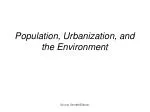 PPT - The Human Population and Urbanization PowerPoint Presentation ...