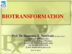 PPT - Biotransformation Xenobiotic metabolism PowerPoint Presentation ...