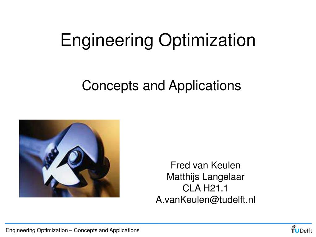 Ppt Engineering Optimization Powerpoint Presentation Free Download