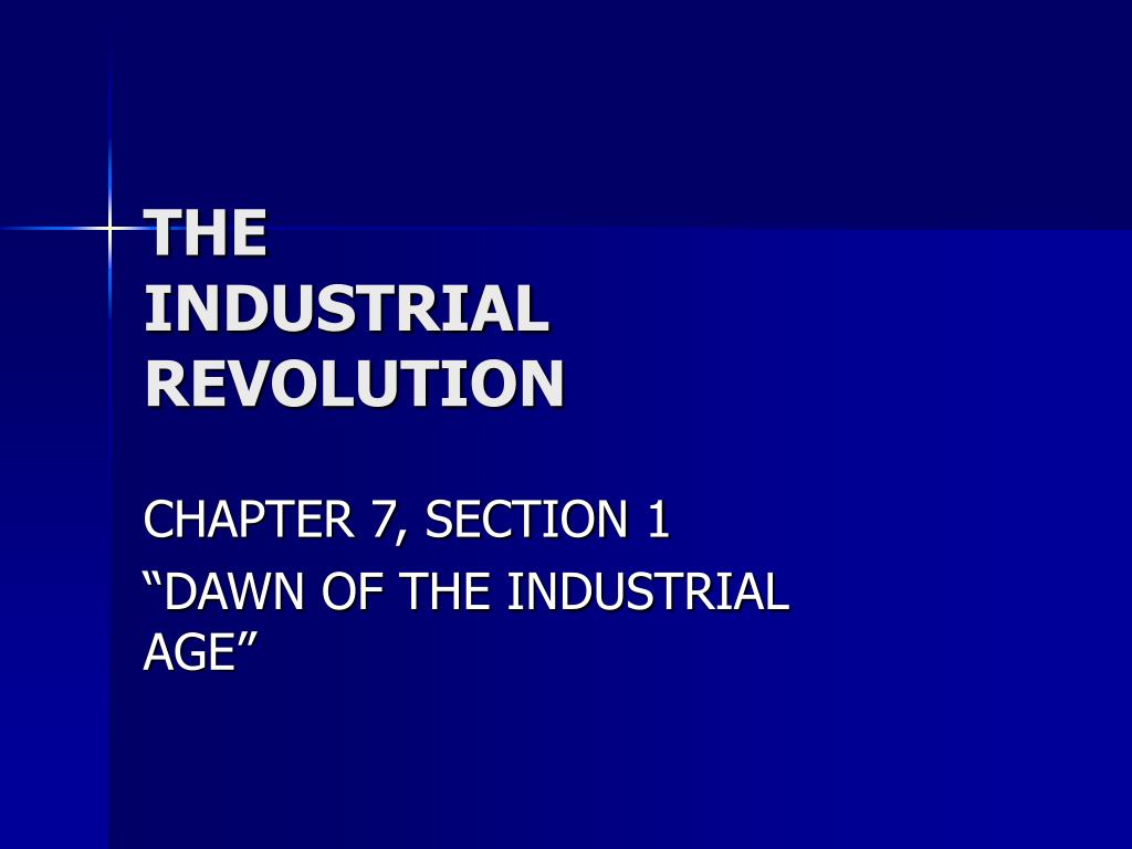 PPT - THE INDUSTRIAL REVOLUTION PowerPoint Presentation, free download ...