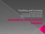 PPT - Instructional Focus Calendars PowerPoint Presentation, free ...