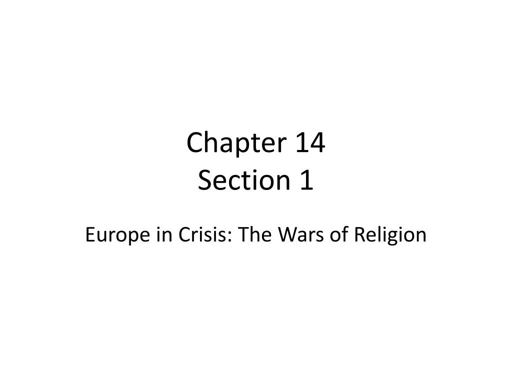 PPT - Chapter 14 Section 1 PowerPoint Presentation, free download - ID ...