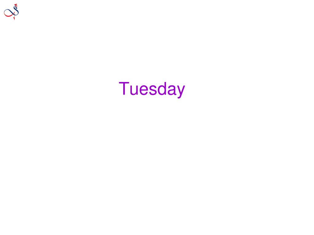 PPT - Tuesday PowerPoint Presentation, free download - ID:1143013