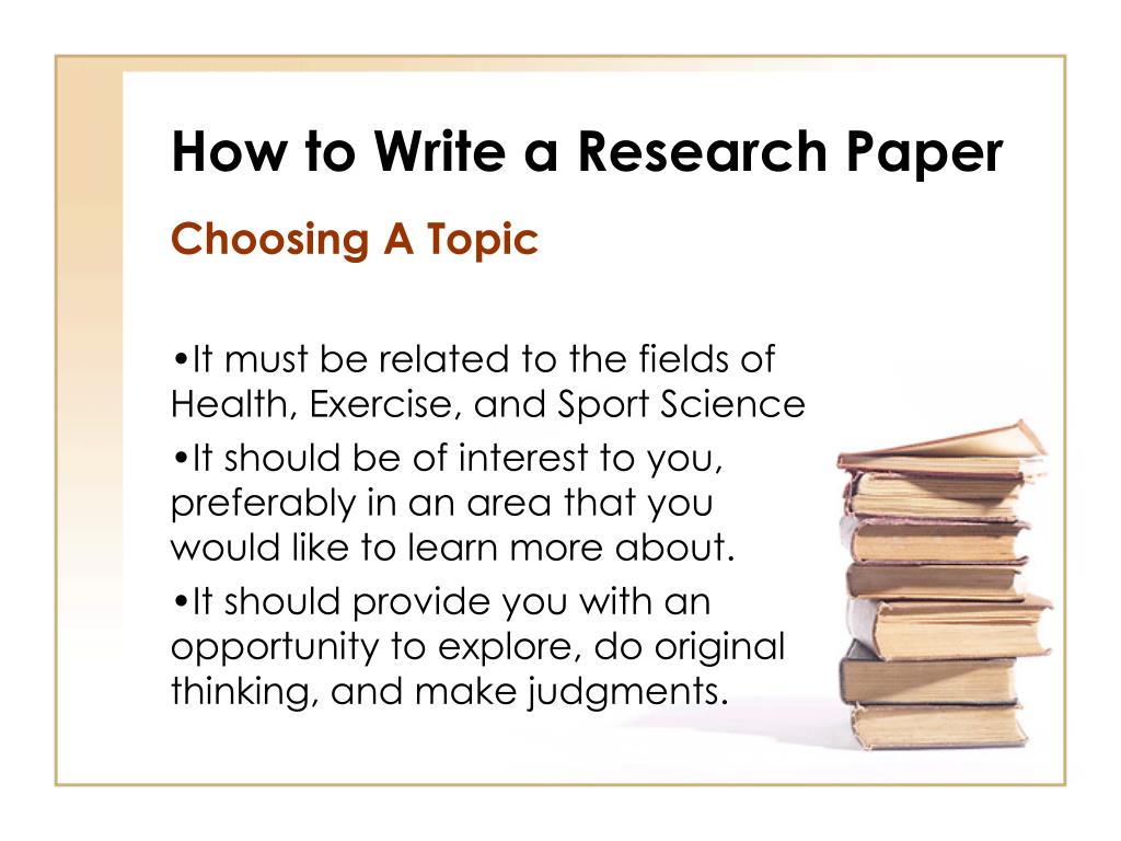 PPT - How to Write a Research Paper PowerPoint Presentation, free ...